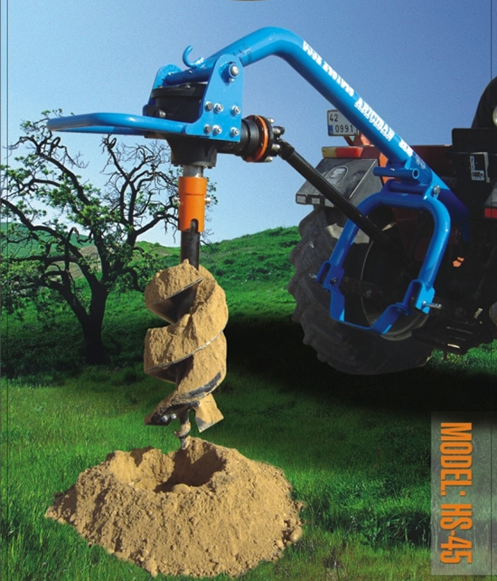 pit drilling machine, drilling machine, tractor auger machine